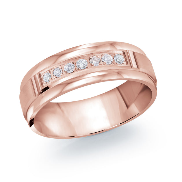 7-Stone Diamond Band in 7MM Width Wedding Band | Wholesale Diamonds